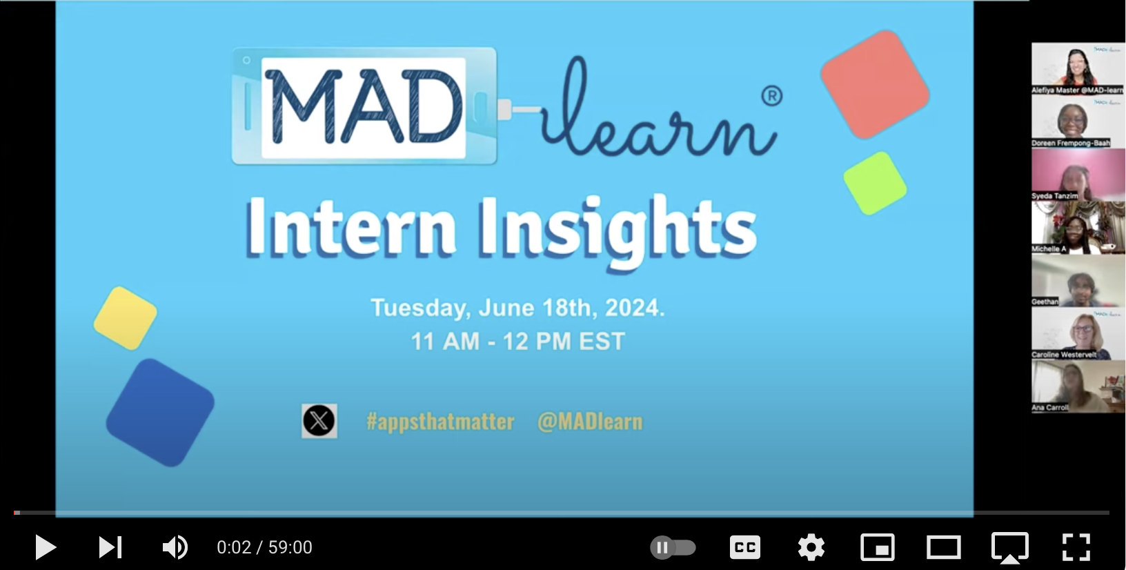 Intern Insights 2024 - MAD-learn blog